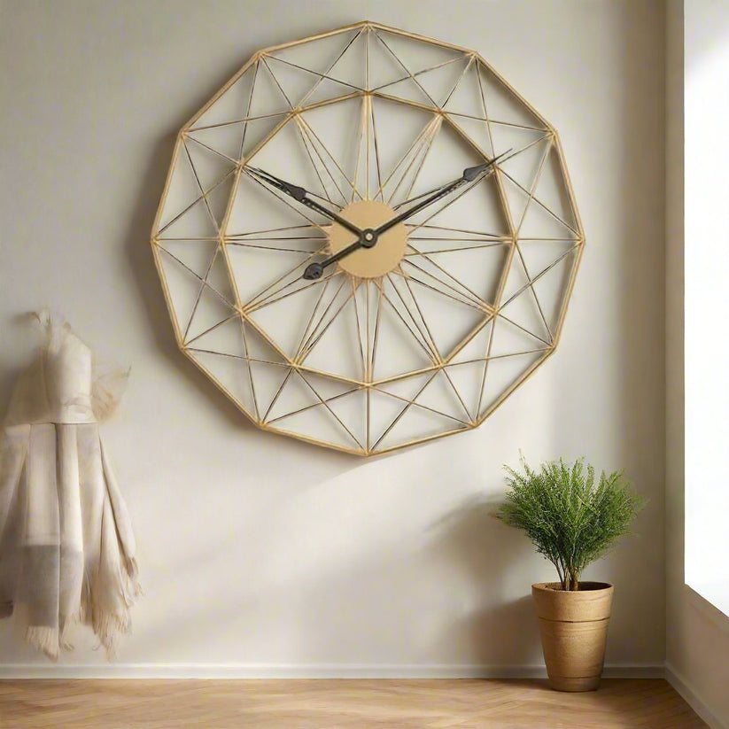 diamond shape clock - Stylish Diamond Shape Clock for Elegant Home ...